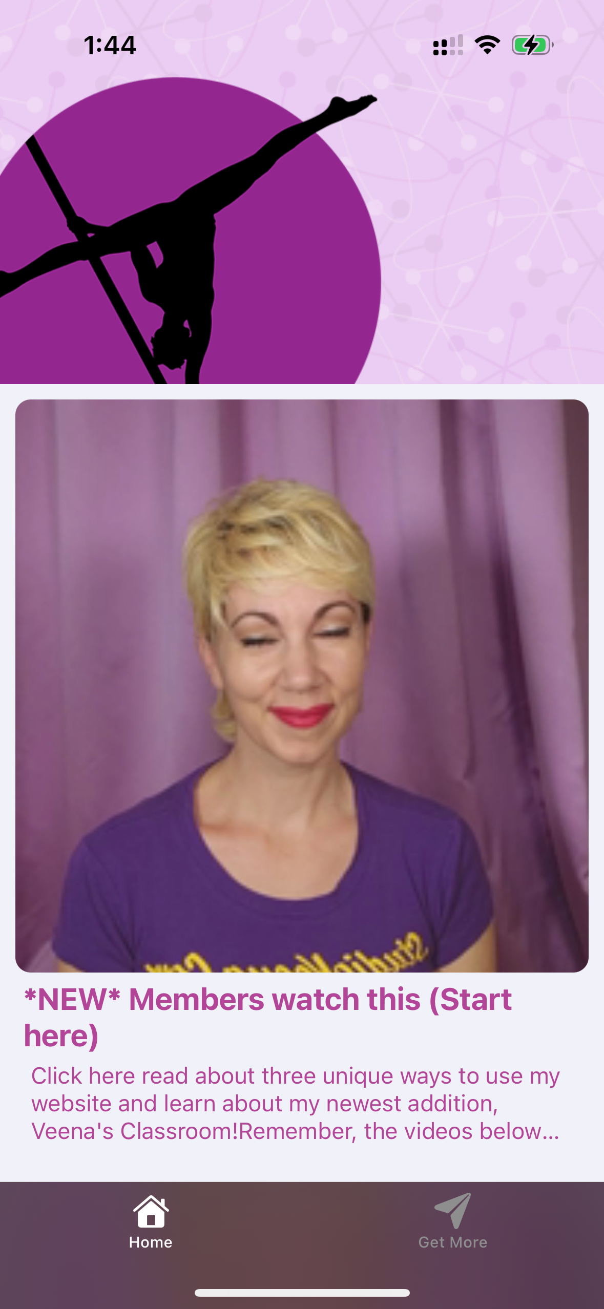 Start or continue your pole journey with the FREE StudioVeena App! - StudioVeena.Com